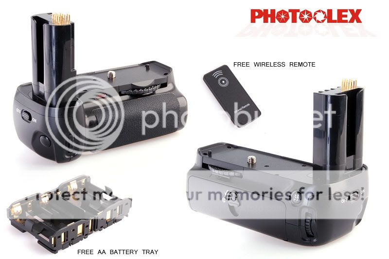 Photoolex Battery Grip and Battery : One Year Local Agent Warranty ...